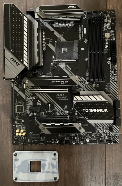 MSI MAG B550 TOMAHAWK DDR4 Motherboard | JUSB3 exposed, JFP1 pins ...