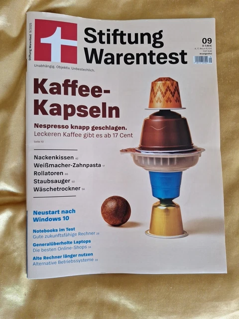 STIFTUNG WARENTEST 9/2025. September 25 EUR 2,49 - PicClick DE