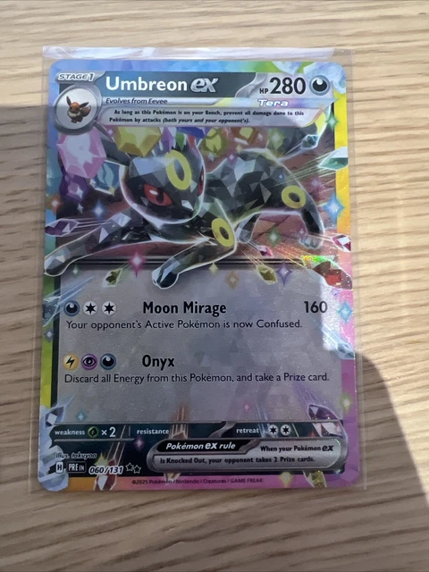 UMBREON EX 060/131 Pokémon TCG Prismatic Evolutions NM £7.85 - PicClick UK