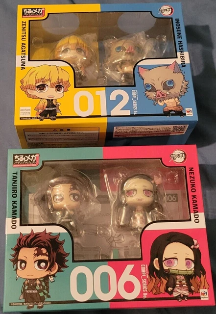 DEMON SLAYER KIMETSU no Yaiba Chibi Figures Tanjiro Nezuko Zenitsu ...