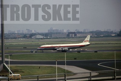 35MM SLIDE GARUDA Indonesia Airlines PK-GEC Douglas DC-8-53 1975 ...