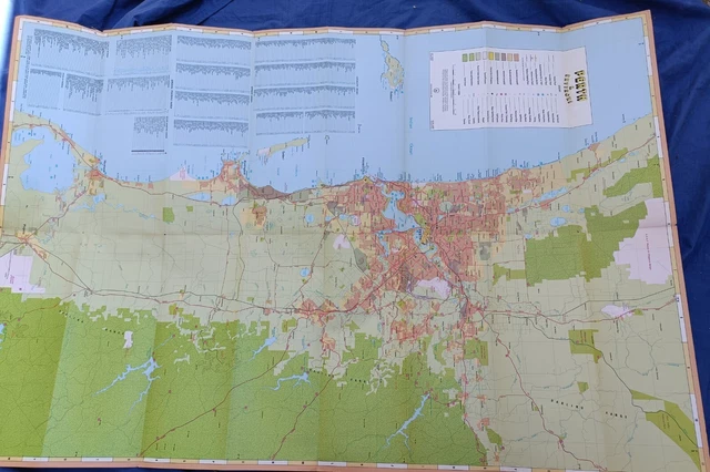 OLD! VINTAGE! 1980S PERTH & ENVIRONS SUBURBS WESTERN AUSTRALIA WA LARGE ...