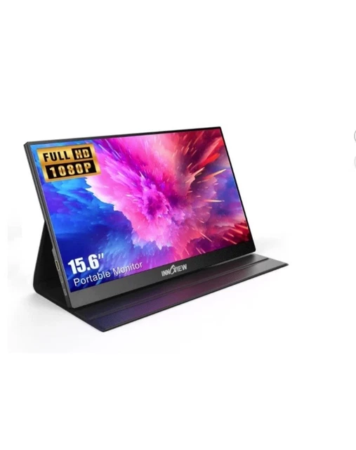 INNOVIEW PORTABLE MONITOR, 15.6 Inch FHD 1080P HDMI USB C Second ...