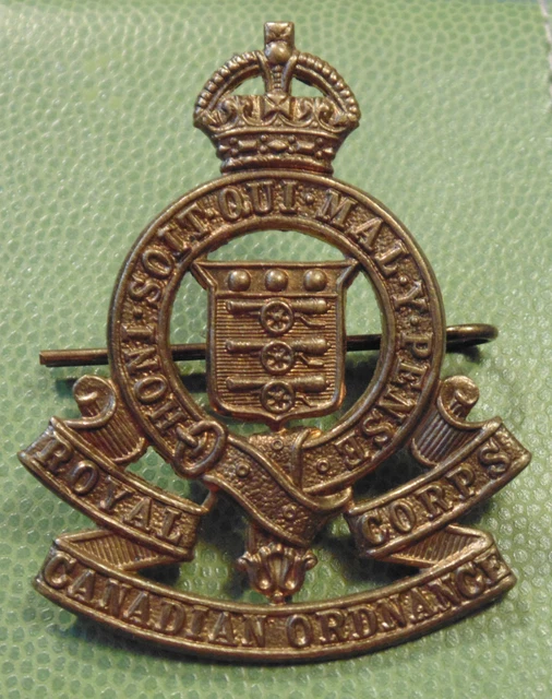 CANADA KC WW2 Canadian Armed Forces RCOC Royal Canadian Ordnance Corps ...