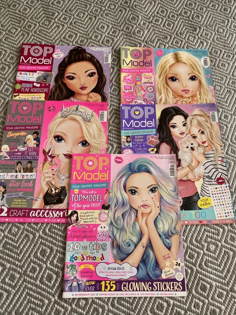 TOP MODEL MAGAZINE Bundle 2017 5 Magazines. Jan,Feb,May,Sept,Nov £5.00 ...