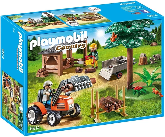 PLAYMOBIL #6814 LUMBER Yard w/ Tractor NEW! $20.99 - PicClick