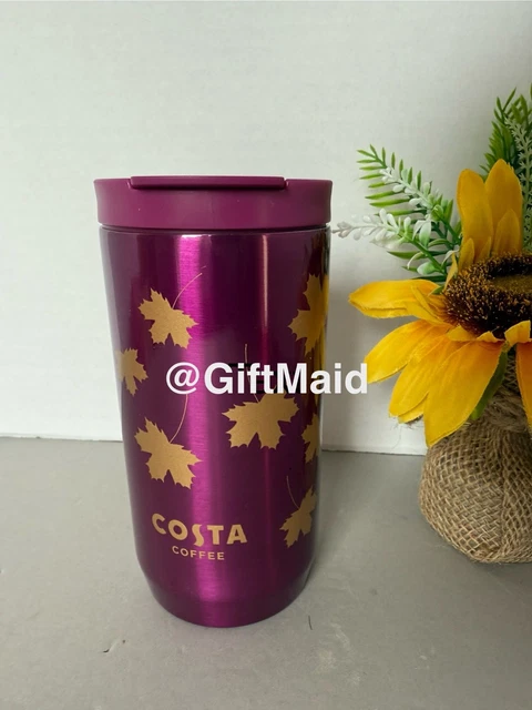 COSTA COFFEE - Limited Edition AUTUMN 2025 Travel Cup 12oz - MAPLE LEAF ...