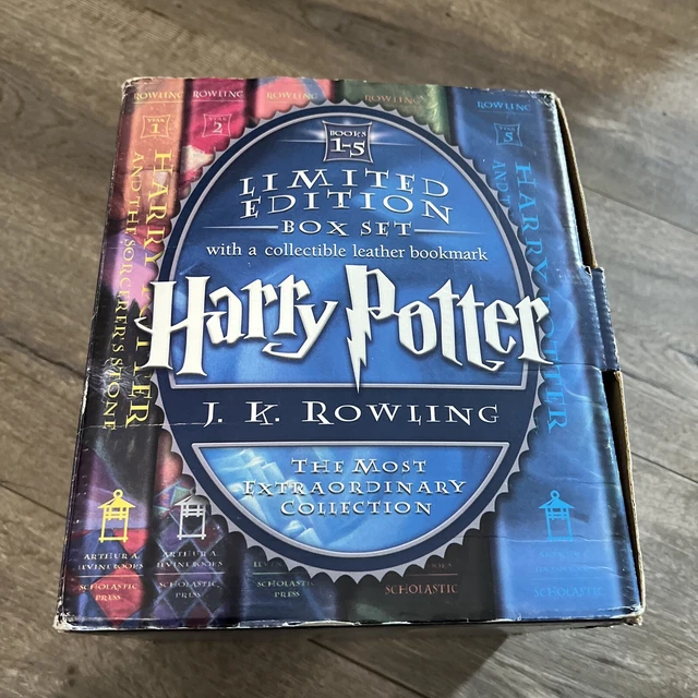 HARRY POTTER J.K. Rowling Limited Edition Box Set Books 1-5 $39.99 ...