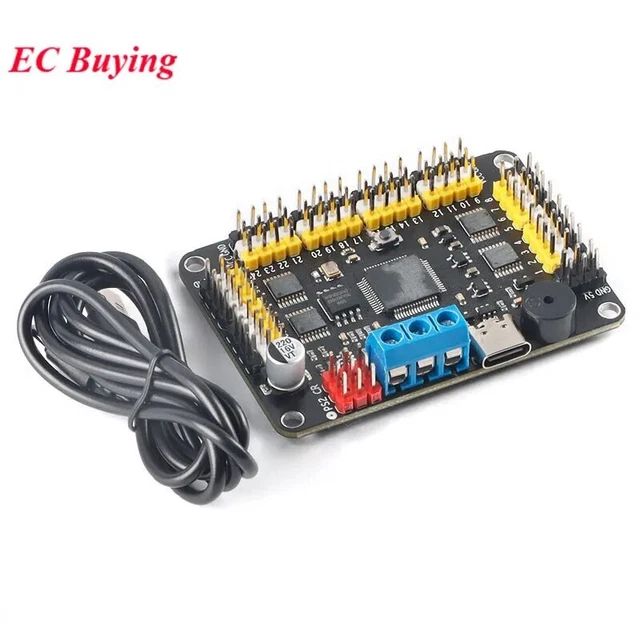 SERVO MOTOR CONTROLLER PS2 Wireless Control USB/UART Connection Mode 32 ...
