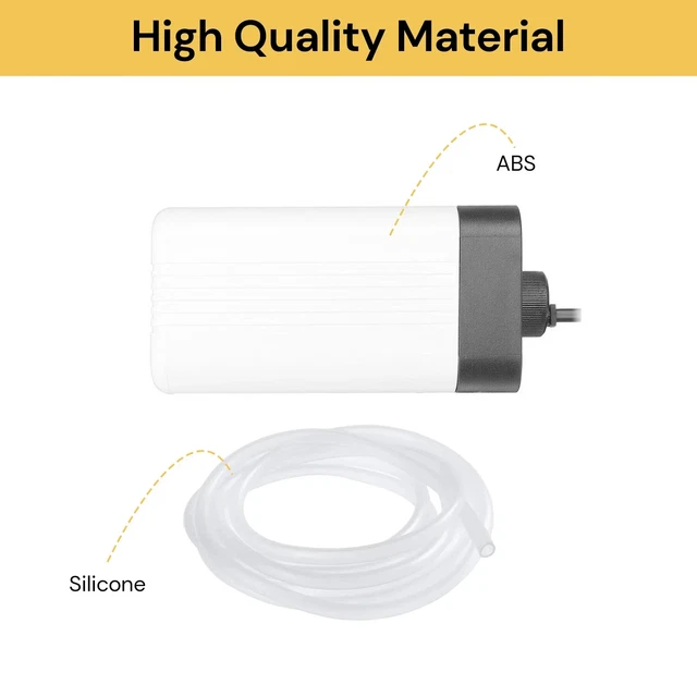 AQUA AQUARIUM AIR Pump Oxygen Fountain Pond Aerator Water Fish Tank 2 ...