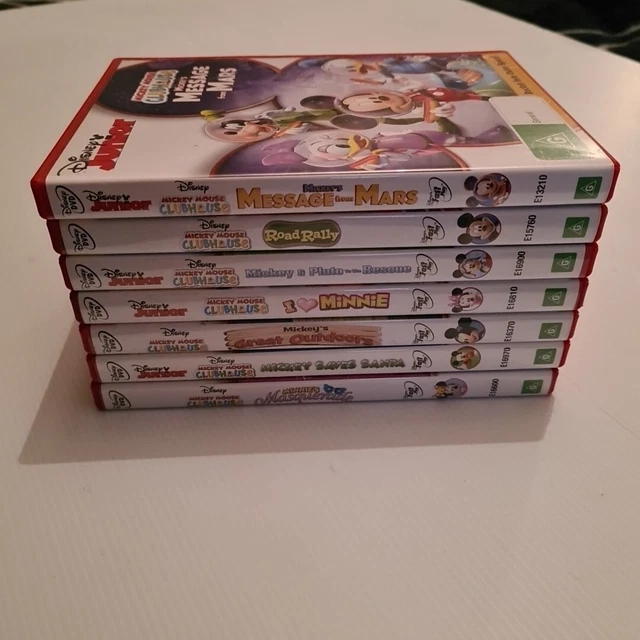 MICKEY MOUSE CLUBHOUSE x7 DVD Bundle Lot Disney Animation Children ...