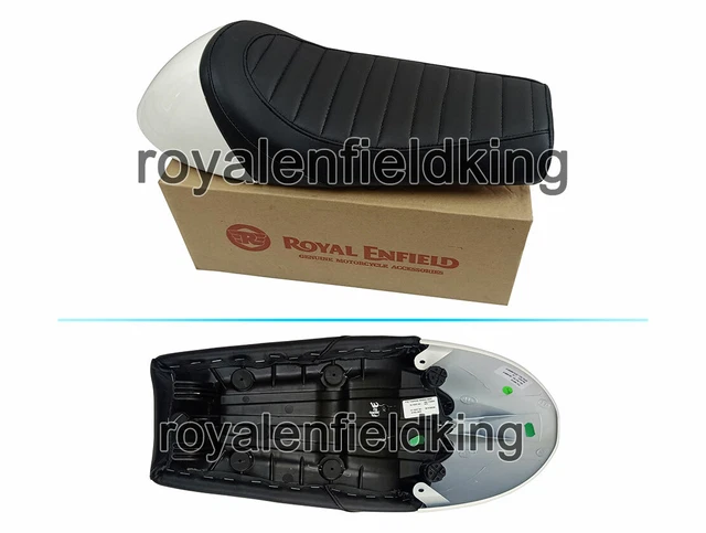 ROYAL ENFIELD GT & Interceptor 650 D2 Genuine Leather Single Seat ...