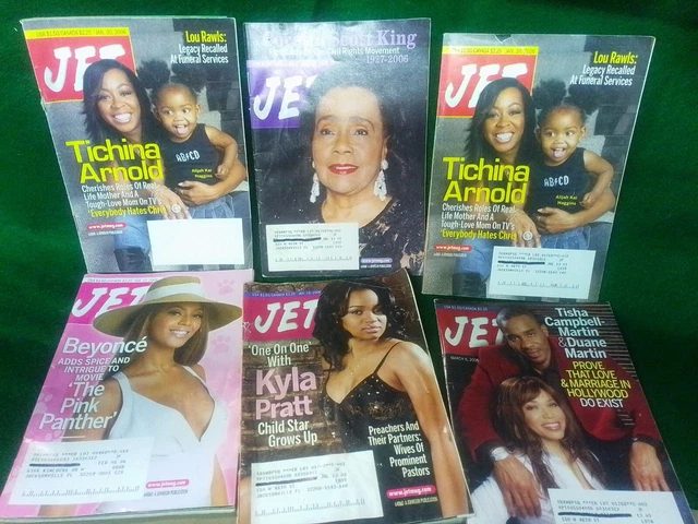 JET MAGAZINE JAN 16th & 30th, feb 13th & 20th, March 6th of 2006 Issues ...