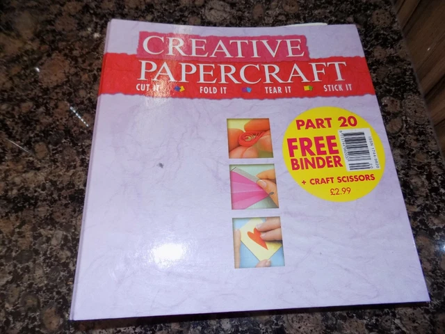 CREATIVE PAPERCRAFT PART 20 binder - folders G E FABBRI LTD (SCRAP BOOK ...