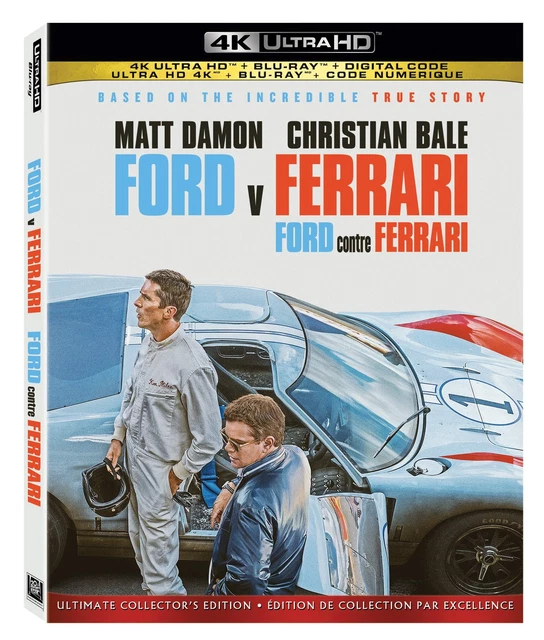 FORD VS FERRARI [Uhd+Blu-Ray+Digital] (US IMPORT) DVD NEW £26.71 - PicClick UK