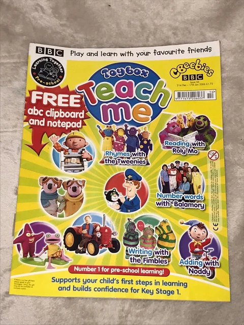 RETRO CBEEBIES TOYBOX TEACH ME MAGAZINE No 56 DATED 2005 TWEENIES ...