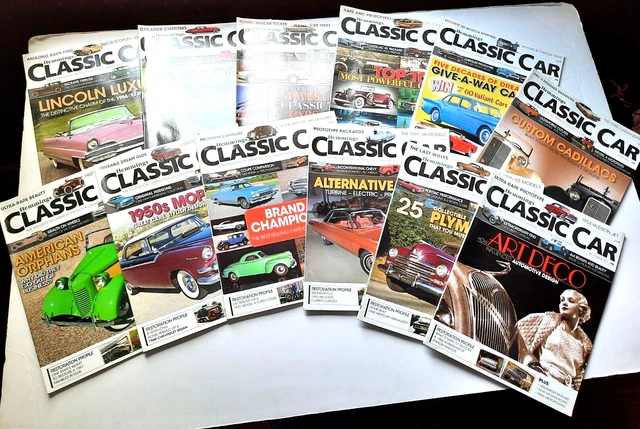 HEMMINGS CLASSIC CAR magazines 2012 Lot of 12 Full Year £19.30 ...