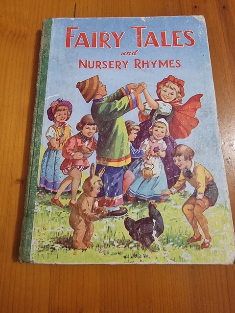 FAIRY TALES AND Nursery Rhymes. Childrens Picture Story Book. c1950's ...