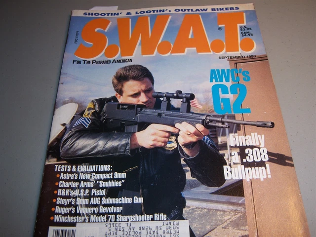 SWAT SURVIVAL WEAPONS and Tactics Magazine September 1993 £11.43 ...