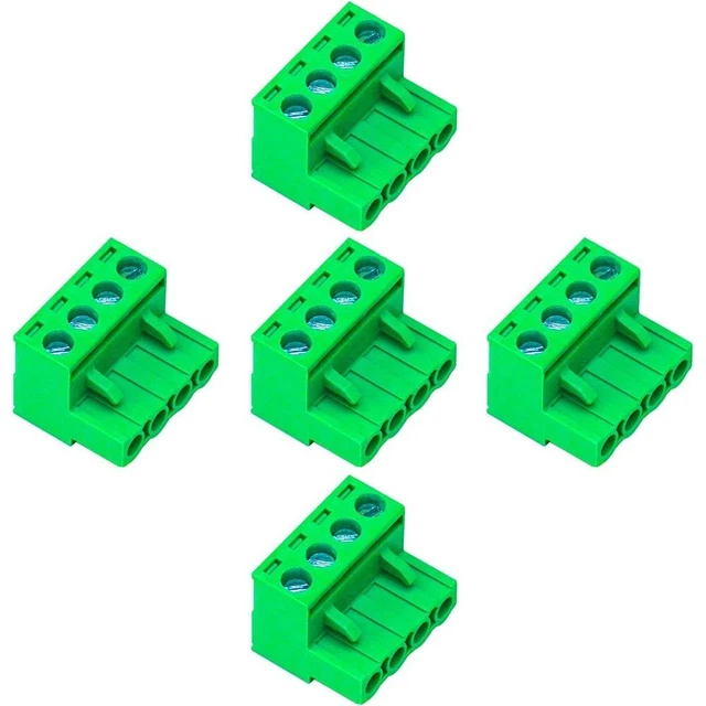 5 PCS 4 Pin PCB Screw PCB Mount Terminal Connector Electronics EUR 5,29 ...