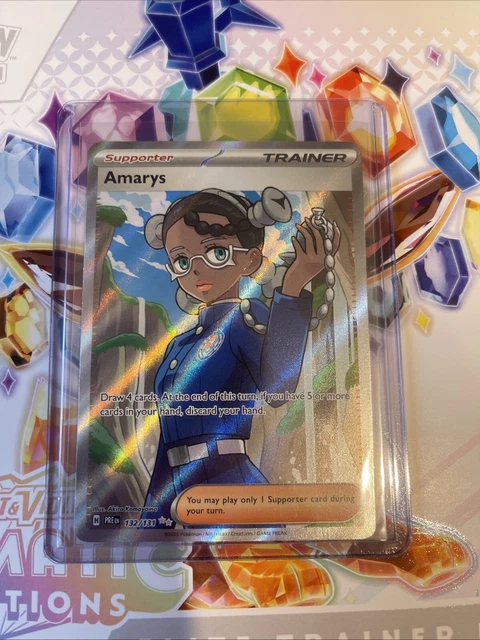 POKÉMON TCG: SCARLET violet-prismatic evolutions Amarys Full Art ...