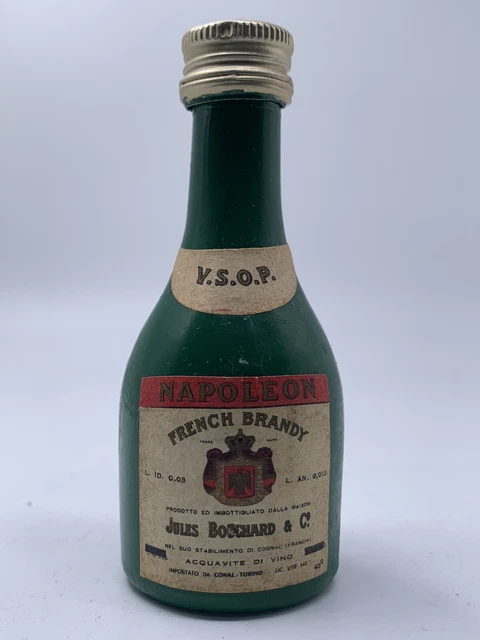 MIGNON FRENCH BRANDY Napoleon V.S.O.P. Jules Bouchard & C. L. 0,03 Vol ...