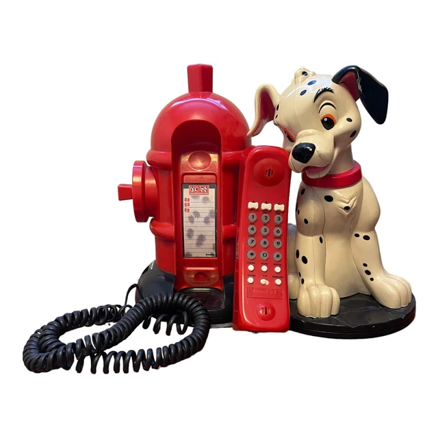 VINTAGE DISNEY 101 Dalmatians Barking BrookTel Telephone - RARE ...