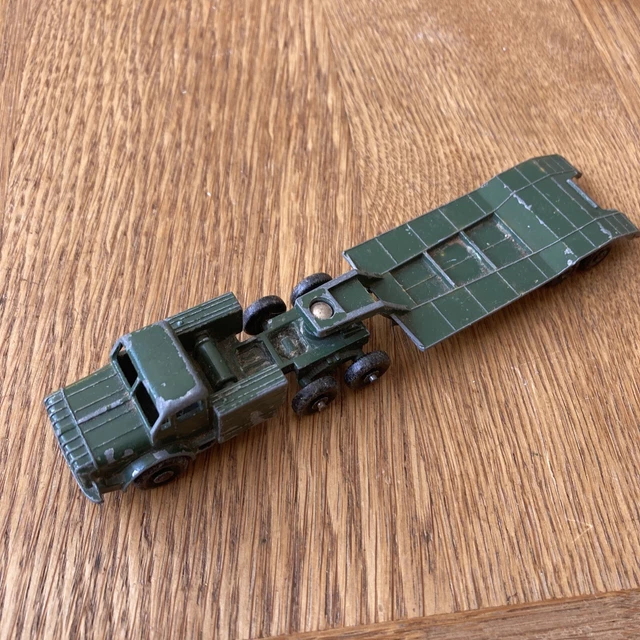 MATCHBOX MAJOR PACK No3 THORNEYCROFT MIGHTY ANTAR ARMY TANK TRANSPORTER ...