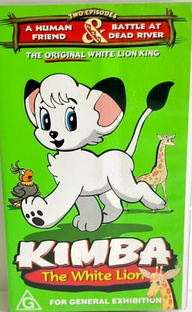 KIMBA THE WHITE Lion VHS A Human Friend & Battle at Dead River Rare ...