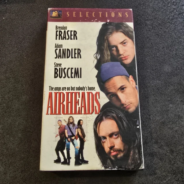 AIRHEADS VHS BRENDAN Fraser Adam Sandler 1994 Comedy Cult Classic £11. ...