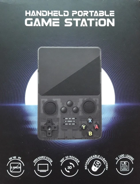 R35S GAME STATION Console Handheld Pocket Game (128Gb) With Case & Film ...