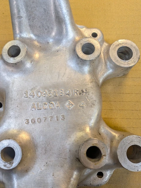 1984 C4 CORVETTE FRONT Suspension Spindle Knuckle LEFT Passenger Side ...