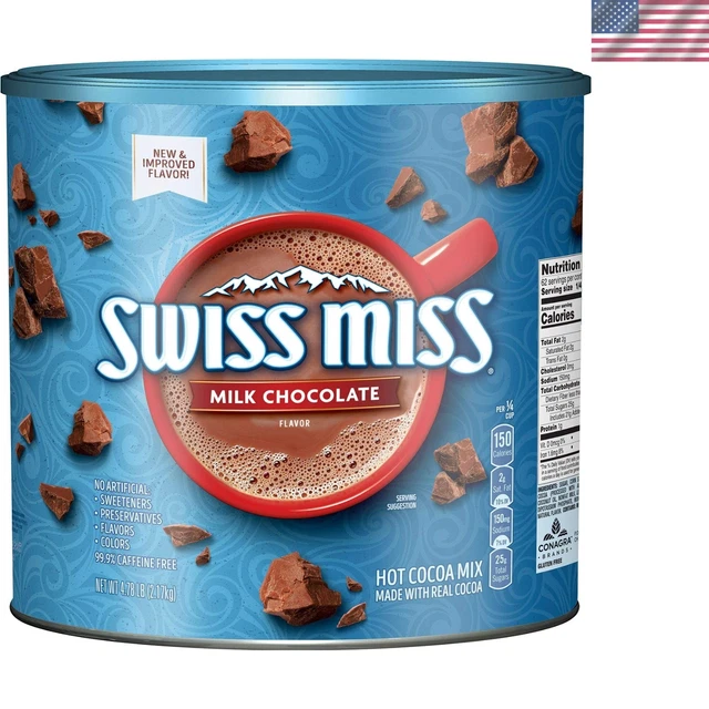 CLASSIC MILK CHOCOLATE Hot Cocoa Mix Canister - 76.55 oz for Cozy ...