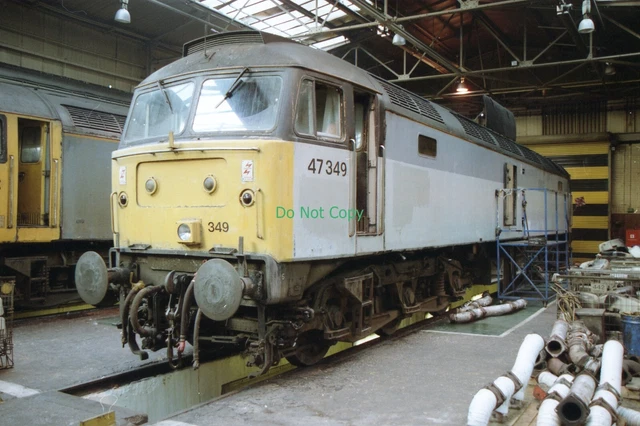 B1 35MM NEGATIVE Class 47 47349 Crewe c.1996 £2.54 - PicClick UK