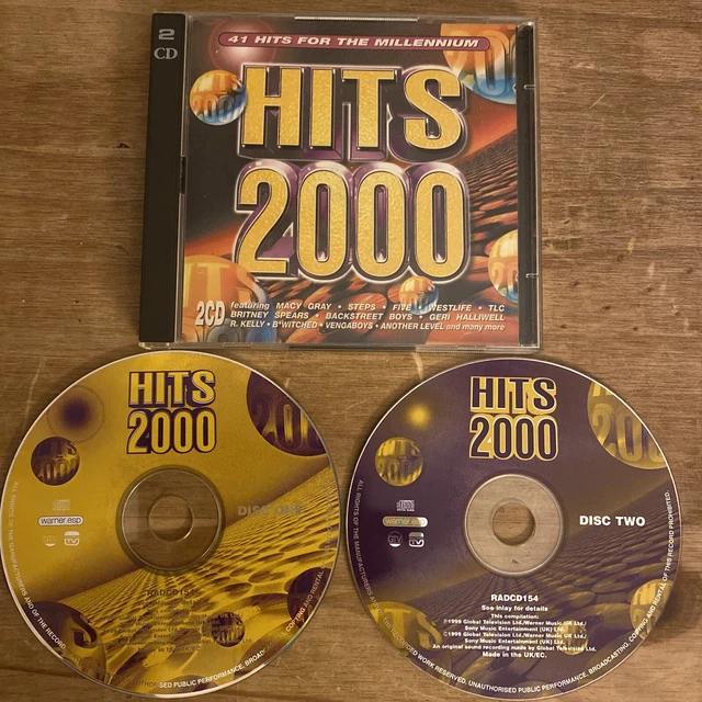 VARIOUS ARTISTS : Hits 2000 - 2 Disc Album, 41 Hits For The Millennium ...