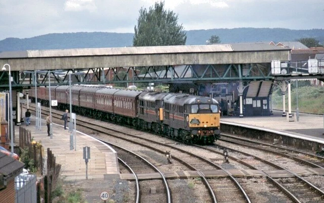 35MM SLIDE BR British Railways Diesel Loco Class 31 31602+31452 ...