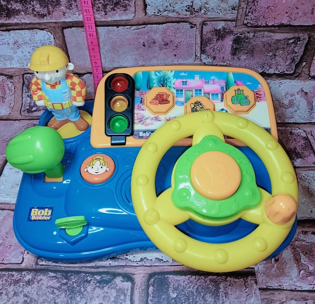 VTECH BOB THE Builder Activity Driver Toy Steering Wheel Car Sound ...