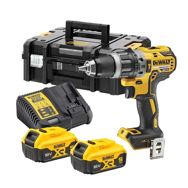 DEWALT DCD796P2 18V XR 3-Speed Brushless Hammer Combi Drill with 2 x 5.0Ah Batts £179.00 ...