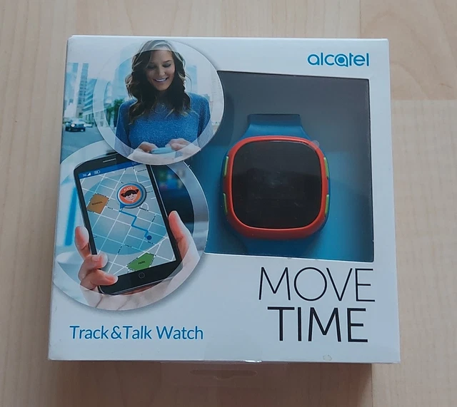 MOVE TIME 💦 alcatel 💦 blau 💦 Track & Talk Watch für Kinder 💦 Neu EUR 25 ...