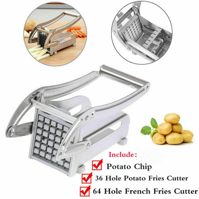 Potato Chipper French Fries Slicer Chip Cutter Chopper Salad Maker 2