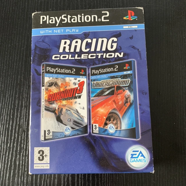 PS2 RACING COLLECTION PAL Need for Speed Underground & Burnout 3 ...