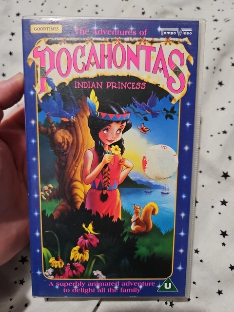 THE ADVENTURES OF Pocahontas Indian Princess VHS Video Good Times £1.25 ...