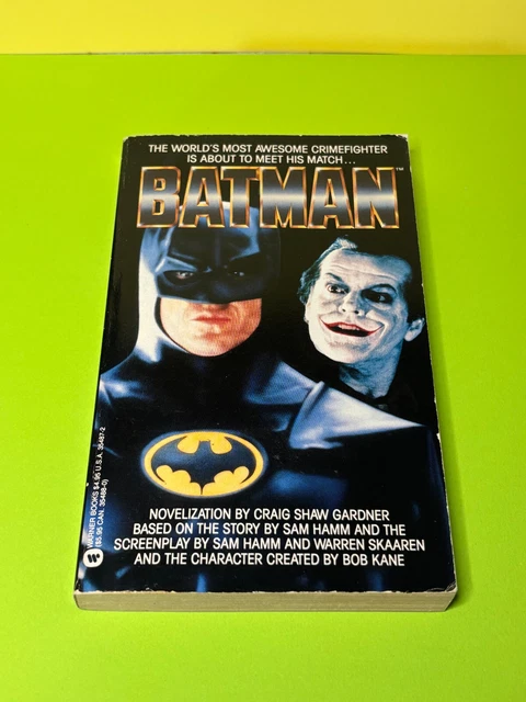 BATMAN BOOK BY Craig Shaw Gardner 1989 Paperback Movie Novelization 1st ...