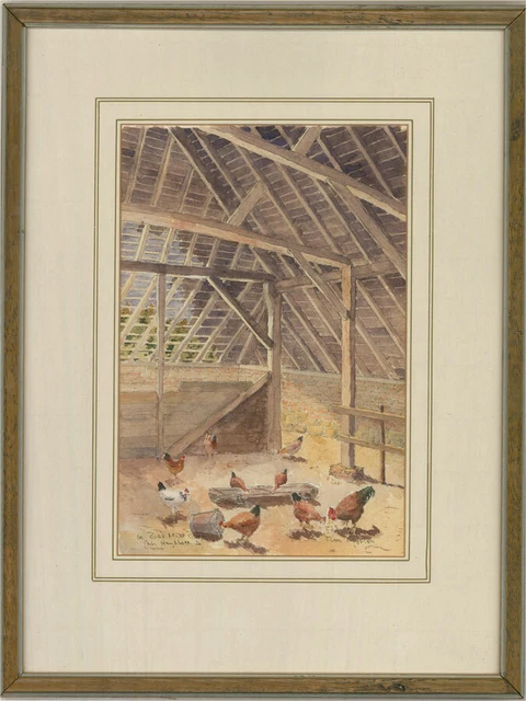 TIM MORTON - Contemporary Watercolour, Bex Mill Barn £66.00 - PicClick UK