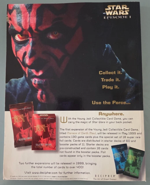 STAR WARS EPISODE I THE PHANTOM MENACE Official Souvenir Mag 1999 Drew ...