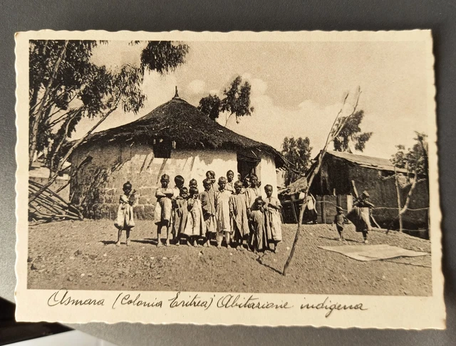 CARTOLINA ITALIANA COLONIA Eritrea AOI WW2 EUR 10,00 - PicClick IT