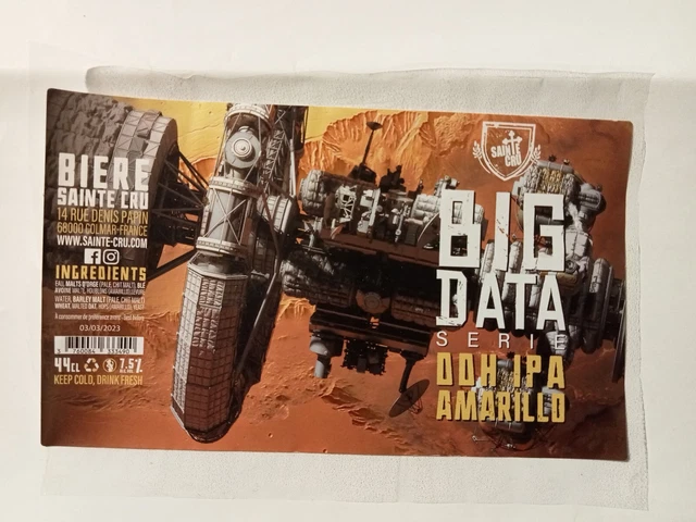 ETIQ. CAN'ALU : Série BIG DATA - DDH IPA AMARILLO / Brass. Sainte Cru / Fr. EUR 1,70 - PicClick FR