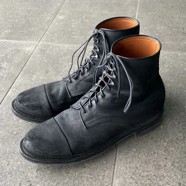 VIBERG HALKETT BOOTS - 2030 - CFS Black Waxy Commander - Size 10.5E ...