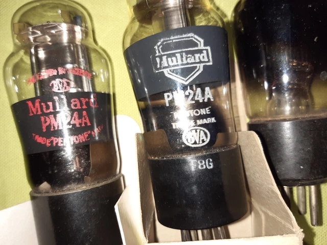 VINTAGE RADIO AUDIO VALVE TUBES JOB LOT 18 off Mullard PM £16.31 ...