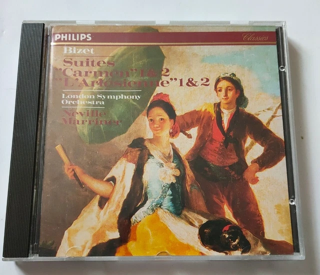 NEVILLE MARRINER : Carmen / LArlesienne Suite CD LSO Philips 412 464-2 ...